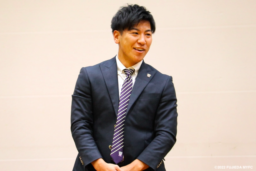 12/20 杉田真彦選手 母校 静岡西高校での激励会 | 藤枝MYFC