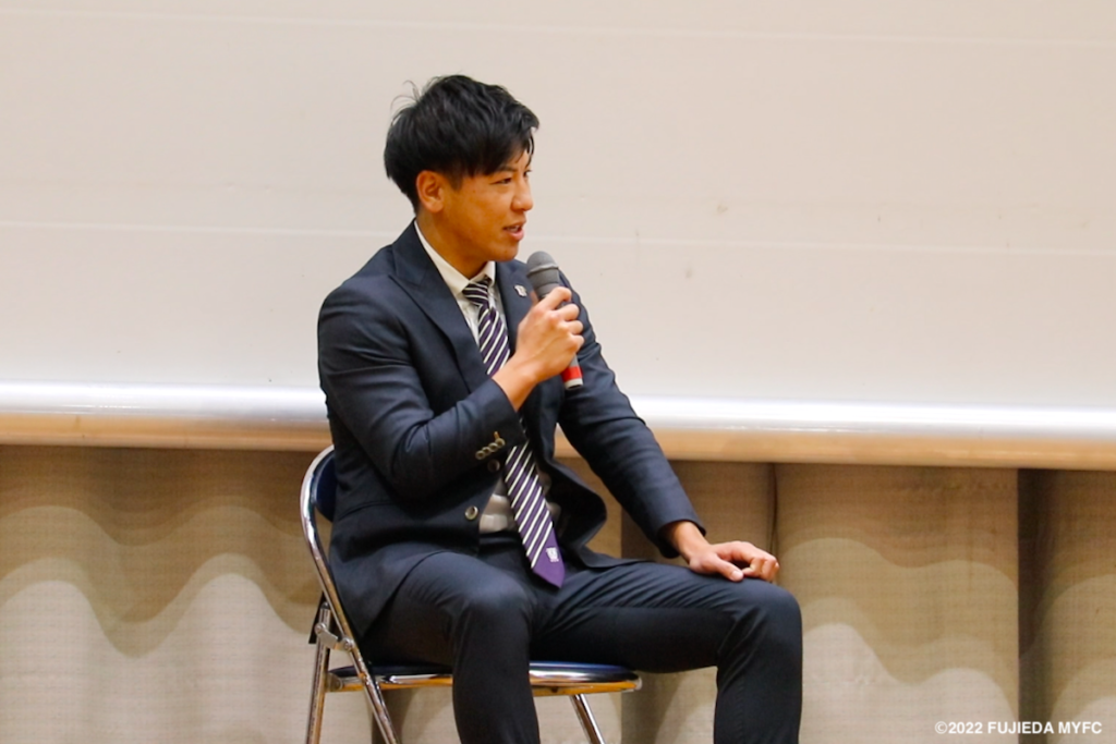 12/20 杉田真彦選手 母校 静岡西高校での激励会 | 藤枝MYFC
